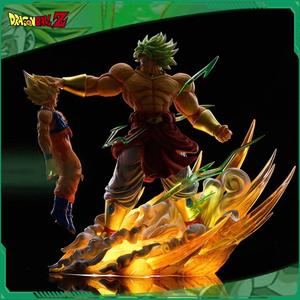 Jual Dragon Ball Broli Anime Figures Broli Vs Goku Action Figurine 20cm ...