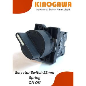 Jual Selector Switch XB2 22mm Plastik ON-OFF Spring Return - Diputar ...