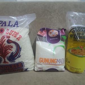 Jual G_SM PAKET BERAS 4 LITER + MINYAK 1 L + GULA 1KG - Kota Tangerang ...