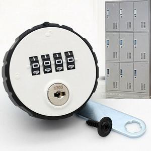 Jual Combination Cabinet Cam Lock 4 Digital Round Padlock with Key ...