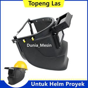 Jual Kedok las Topeng Clip Cap Welding Helmet Mounted On A Safety ...