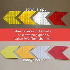 Jual Stiker Reflektor Pemantulan Cahaya Panah Reflective Sticker Arrow ...