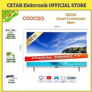 Promo Led Coocaa 40 Inch 40S3U Smart Led Tv Digital Bezel Less Smart Tv ...