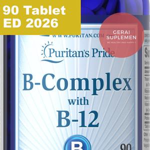 Jual Puritan Vitamin Vit B Complex With B12 (90 Tablet) Tbk - Kota ...