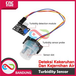 Jual NEW SERIES TURBIDITY SENSOR MODULE DETEKSI KUALITAS KEJERNIHAN KEKERUHAN AIR ORIGINAL ...