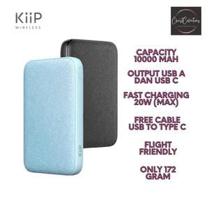 Jual NEW KIIP MINI POWERBANK FAST CHARGING 20W PD 3A 10000MAH QUICK ...