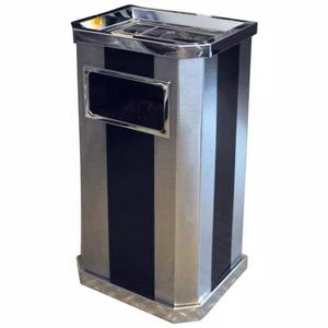 Jual DUST BIN STAINLESS STEEL WITH ASHTRAY Krisbow KW1801014 Original ...