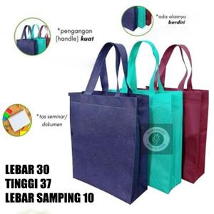 Jual Happy! Tas Spunbond Box 30x37x10 Tas Spunbond Standing Handle ...