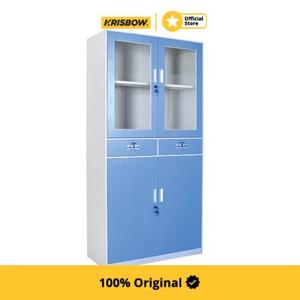 Jual Krisbow File Cabinet Lemari Kantor Dengan Laci - Biru - Jakarta ...