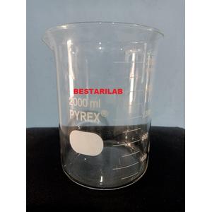 Jual BEAKER GLASS / GELAS KIMIA 2000 ML PYREX - Kota Tangerang Selatan ...
