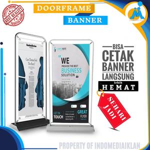 Jual STANDING DOOR FRAME / UKURAN 80 CM X 180 CM / +CETAK 774 - BESI ...