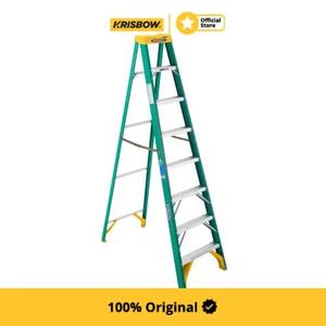 Jual Werner Ladder Tangga Fiber Glass 8 Step 2.4 Mtr - Hijau - Kota ...