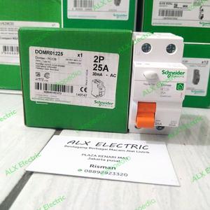 Jual NEW SERIES ELCB RCCB SCHNEIDER DOMAE NEW 2P 25A 30MA 6KA SNI DOMR01225 ORIGINAL QUALITY ...
