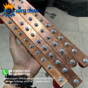 Jual Busbar Netral 6mm x 50mm x 600mm komplit Murni Busbar Custom ...