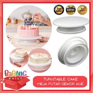 Jual MEJA PUTAR DEKORASI KUE 360 DERAJAT / TURNTABLE CAKE / MEJA DEKOR ...