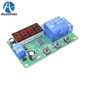 Jual DC 24V 4-Digit Red LED Digits Display Delay Relay Cycle Timer Module Switch Intelligent ...