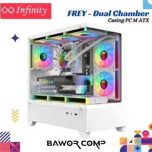 Jual Lngsung Diprses@ Infinity Frey White - Free 1 Fan - Dual Chamber ...