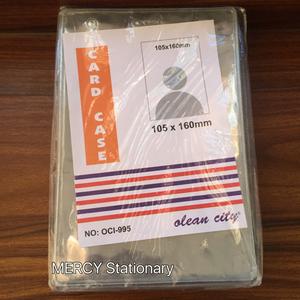 Jual CARD CASE / PLASTIK ID CARD / NAME TAG 10,5X16 CM (1 PAK = 100 PCS ...