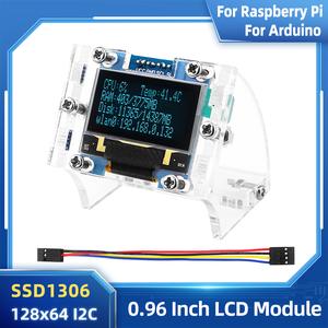 Jual ZJ 0.96 Inch OLED SSD1306 I2C IIC SPI Serial 128X64 LCD 4 Pin Font ...