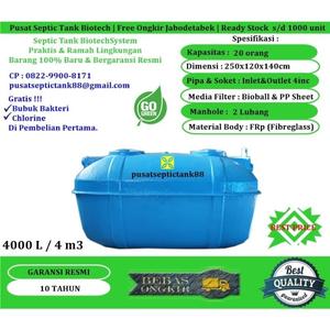 Jual Bio Septic Tank - Biotech System - Biotank Tank - Biofilter 4000 ...