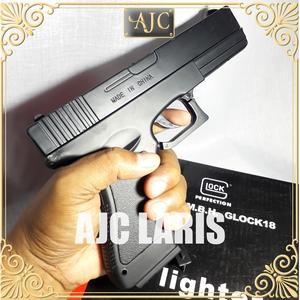Jual KOREK API PISTOL MODEL PISTOL GLOCK18 FULL METAL BLACK - Jakarta ...
