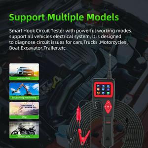 Jual 9V-30V JDIAG P200 Circuit Tester P200 SMART HOOK Powerful Probe ...