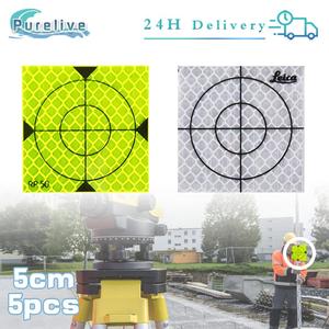 Jual 5pcs Survey Reflector Sheet 50x50mm Prisma Target Sticker Stiker ...