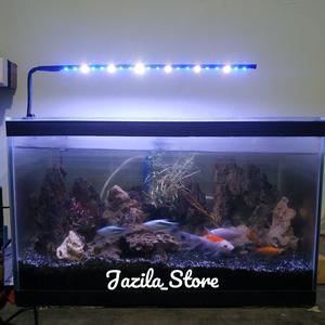 Jual Lampu aquarium aquascape 40cm LED smd Biru Putih lampu ikan hias ...