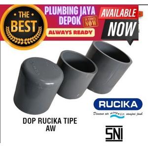 Jual DOP / CAP PVC RUCIKA AW (TEBAL) 1 Inch - 4 Inch - 1/2 Inch Dop 2 ...