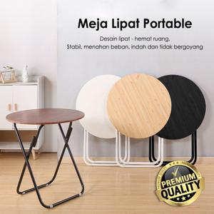 Jual Meja Lipat Bulat Meja Lipat Portable Meja Lipat Kayu Meja Makan ...