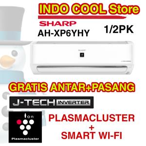 Jual Ac Sharp J-Tech Inverter+Wifi 1/2PK AH-XP6YHY - Kota Yogyakarta ...