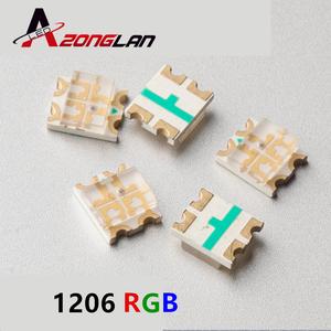 Jual OI 100pcs 1206 RGB Common Anode SMD 1206 LED Bead 3227 RGB ...