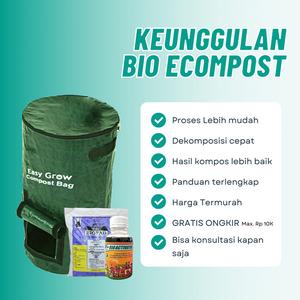 Jual Bio Ecompost Paket Komposter Lengkap Compost Bag 80 Liter Easy ...