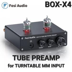 Jual PTR FOSI AUDIO BOX X4 Phono Tube Preamp for Turntable MM Input ...