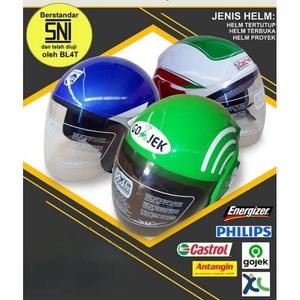 Promo Helm Motor Half Face SNI Custom Pesanan Khusus Promosi Merek ...