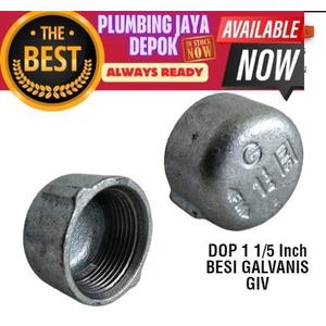 Jual DOP 1 1/4 Inch BESI GALVANIS GIV End Cap Dop / Cap Galvanis ukuran ...