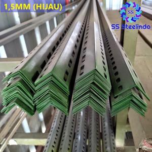 Jual RF619 Besi L Siku Lubang-bolong Rak 3 Meter Lebar 3 5cm tebal 1mm ...
