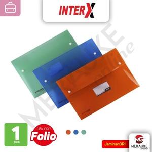 Jual InterX Map Tenteng / Carry File 2cm + Name Card CFX-120F - Kuning ...