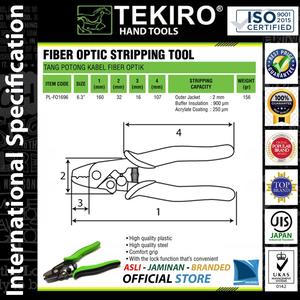 Jual Tang Potong Fiber Optik Potong Kupas Kabel - FO Optic Stripping ...