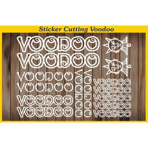 Jual Sticker cutting Voodoo Decals Sheet Bike Frame Cycling Bicycle Mtb ...