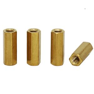 Jual M3 M4 Dual Nut Brass Female To Female PCB Isolation Column Hex ...