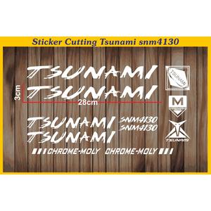 Jual sticker cutting fixie tsunami sticker sepeda tsunami SNM4130 - Kab ...