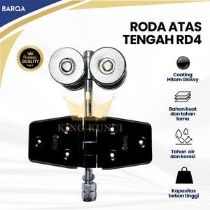 Jual Roda atas tengah RODA 4 hitam pintu garasi sliding kayu alumnium ...