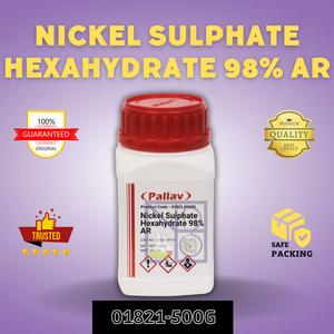 Jual Nickel Sulphate Hexahydrate 98% AR | NiSO4.6H2O, 500 gram ...