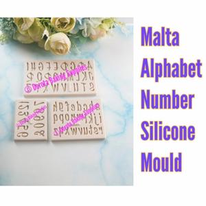 Jual MALTA ALPHABET NUMBER HURUF ANGKA CETAKAN SILIKON FONDANT ANGKA ...