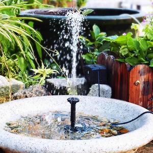Jual II DC 7V Floating Solar Fountain Waterfall Fountain Pool Solar ...