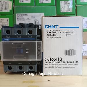 Jual CHINT AC Contactor NXC-100 NXC100 220V 3P 45Kw ORIGINAL Best ...