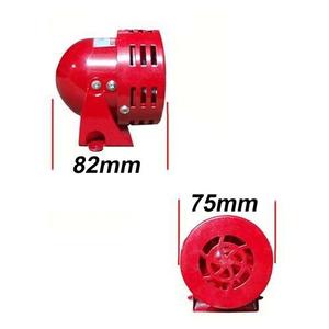 Jual [Kika] Alarm Mini Motor Sirine Ms-190 Dc 220Vac 3 Inch Merah ...