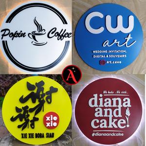 Jual NEW LOGO KAYU TIMBUL LED GARANSI - CUSTOM LOGO / PAPAN IKLAN LOGO ...