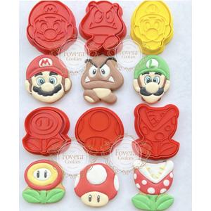 Jual COOKIE CUTTER SUPER MARIO BROS. FONDANT CUTTER SUPER MARIO - 5cm ...